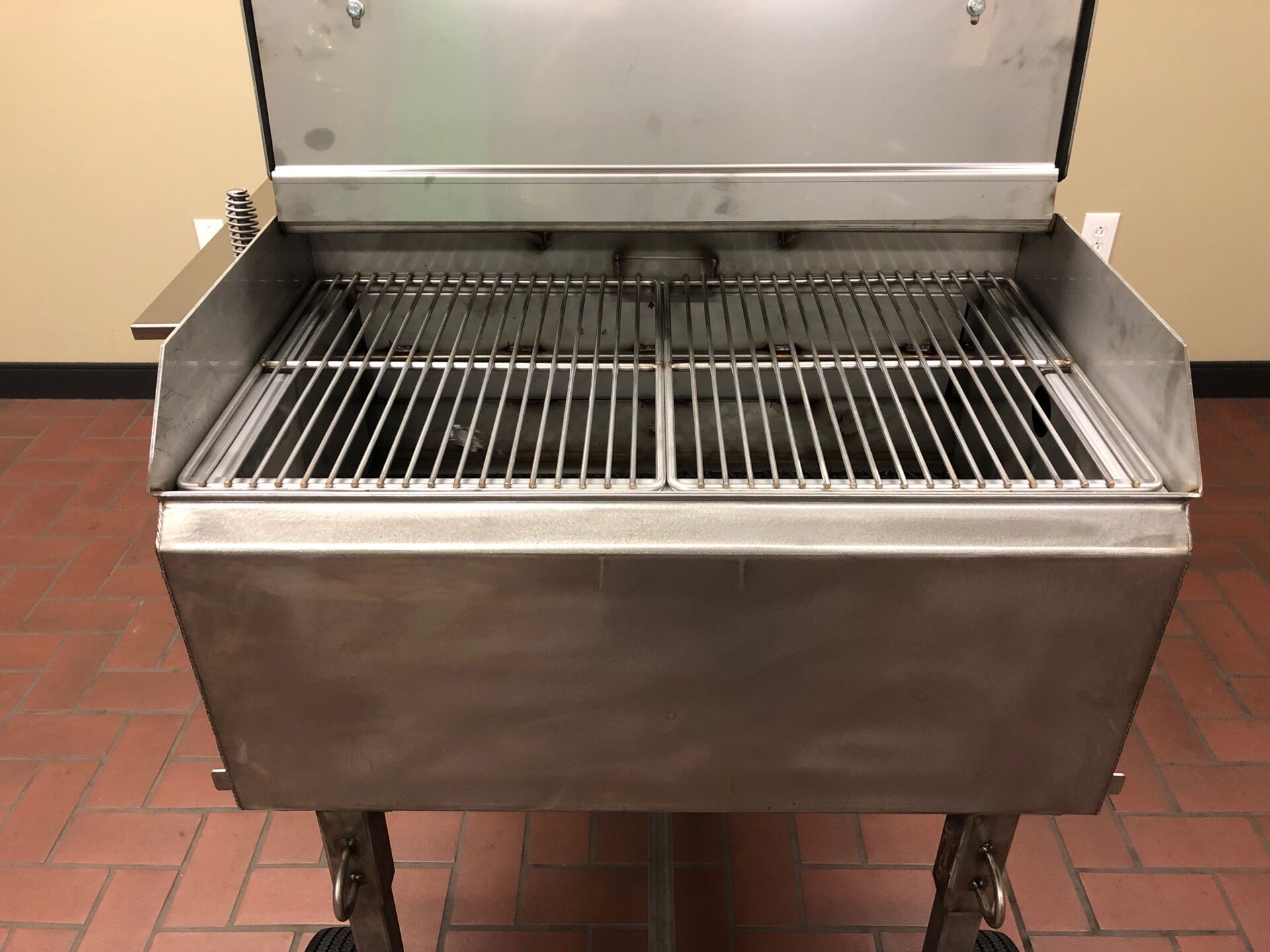 Stainless Pit-Boss with Rotisserie | American Barbecue Systems